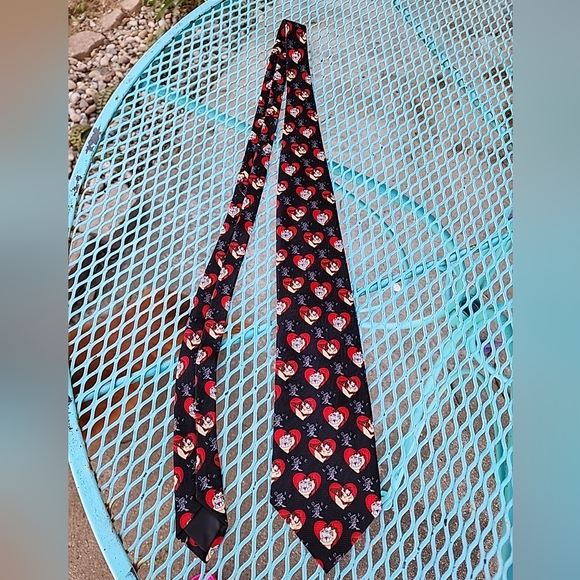Warner Bros. | Accessories | Vintage 20 Looney Tunes Tie Love Taz ...